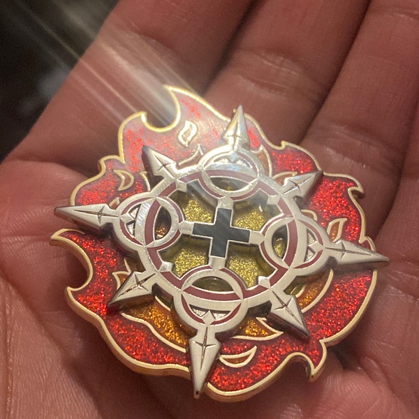 Kingdom Hearts Pin - Spinning Axel Chakram Enamel Pin Spinner - Etsy