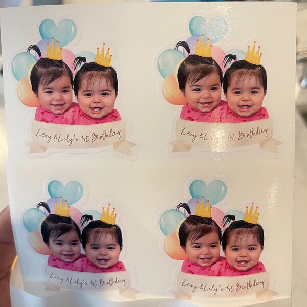 Birthday Sticker｜personalized Birthday Sticker｜custom Kid Birthday ...