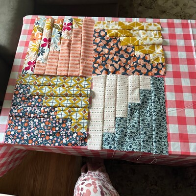 Gingham Farm Vines Cream Riley Blake Designs Floral Leaves - Etsy