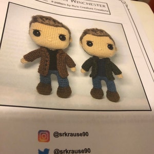 PATTERN: Supernatural Castiel Plush Crochet PDF - Etsy