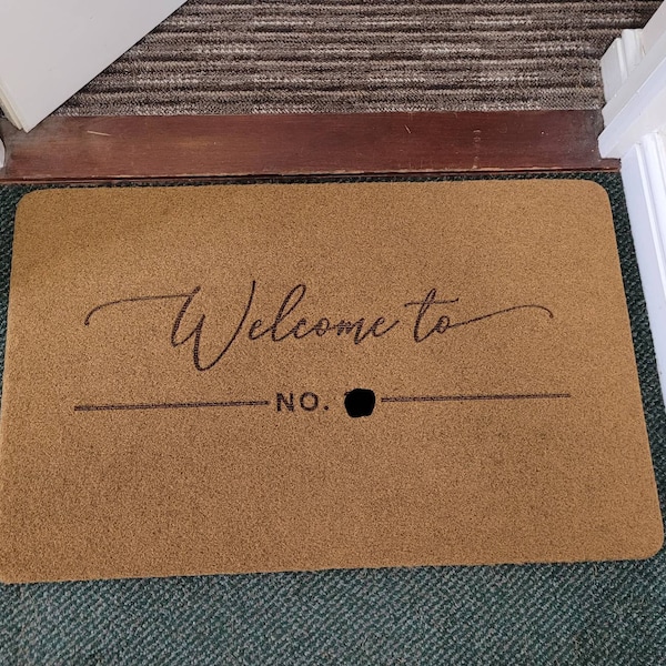 Personalised Welcome Doormat | Custom Welcome Mat | New Home Gift ...