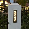 Illuminated Custom Vertical LED Address Sign Plaque With 4 White ...