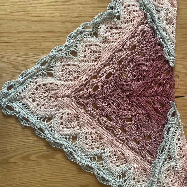 Ceylontea Shawl Crochet Pattern - Etsy UK