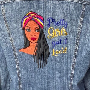 Machine Embroidery Design Friends Natural Hair Friend - Etsy