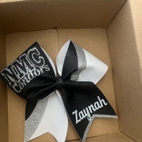 Red Cheer Bow Great Practice Cheer Bow With Name or Any Text, Custom ...