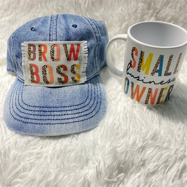 Brow Boss Half Leopard Pink PNG Print File for Sublimation or Print ...