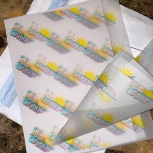 Custom Logo Translucent Packaging Sheets Logo Paper Vellum - Etsy