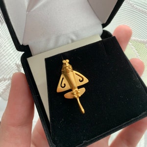 Quimbaya Flyer Ancient Aircraft Pin 24k Gold Plated Golden Jet-8 ...
