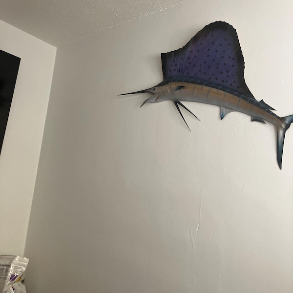 50” Barracuda Half Sided Fish Mount - Etsy