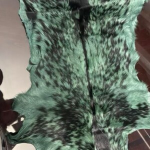 Goat Fur Hide | Neutral Tone | Taupe Brown and White | Scandinavian Rug ...