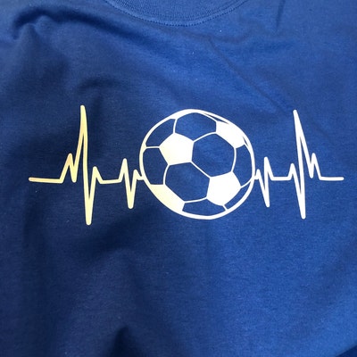 Soccer Heartbeat Svg Eps Png Dxf Cutting Files for Silhouette - Etsy