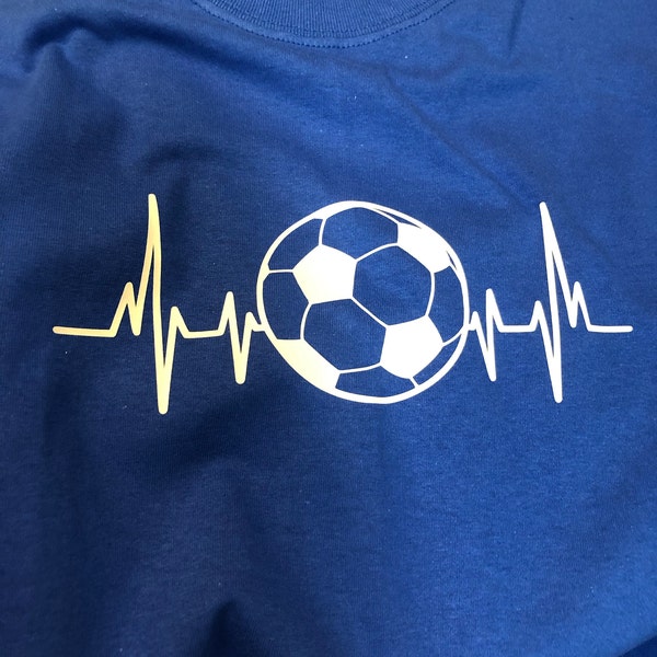 Soccer Heartbeat Svg Eps Png Dxf Cutting Files for Silhouette Cameo ...
