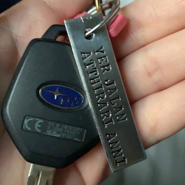 Dothraki Keychain. Yer Jalan Atthirari Anni. Pure Aluminum. Game of ...