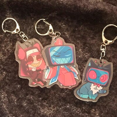 Invader Zim Keychain DIB - Etsy