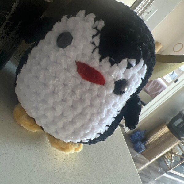 Penguin, Chonky Handmade Penguin Plushy Stuffed Animals - Etsy