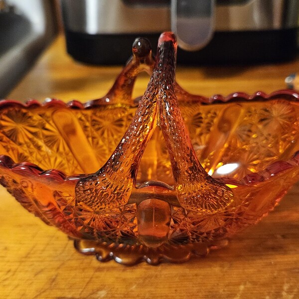 Avitra Cut Lead Crystal 6" Rose Bowl - Williamsburg Pattern With ...