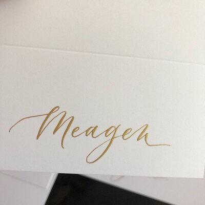 Custom Calligraphy Wedding Menu, Luxury Dinner Menu for Your Wedding or ...