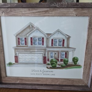 Custom House Drawing House Illustration House Painting - Etsy