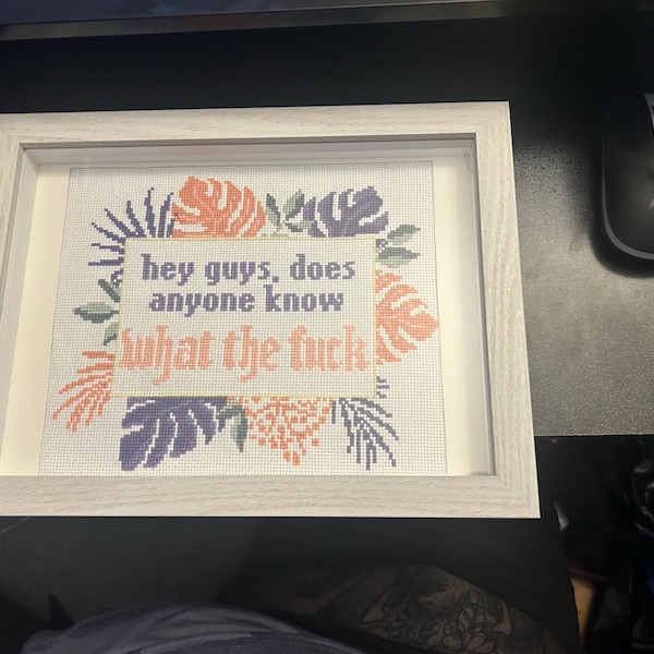 Coworker Cross Stitch Pattern Friendship Office Friends Funny Work Made ...