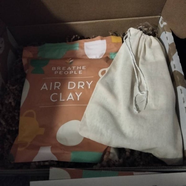 Deluxe Meditative Art Air Dry Clay Kit + Meditations and Journaling ...