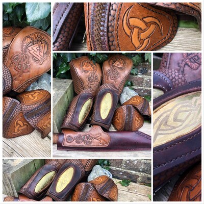 Leather Vambrace Pattern PDF SVG Laser / Arm Armor Pattern / Thors ...