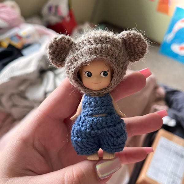 Sonny Angel Closet: Crochet Cut-out Curved Overall | Cut-out Dress - Etsy