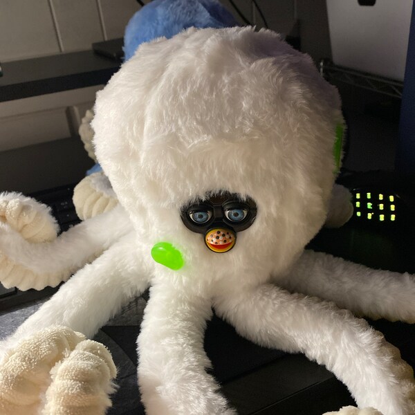 Long Furby Custom Stuffed Animal Cursed Art Dolls Weird Funny Gifts ...