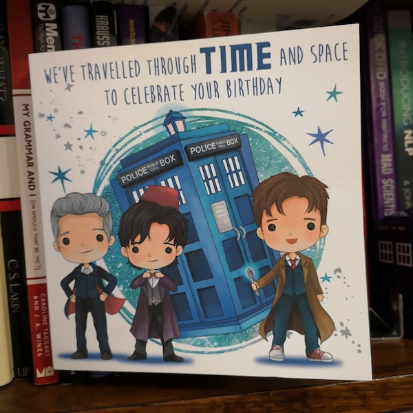Personalised DOCTOR WHO Birthday Card - Etsy UK