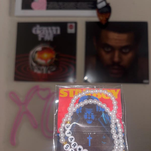 The Weeknd Inspired “stargirl” and “starboy” Matching Bracelets - Etsy