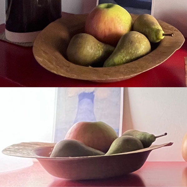 Double Cubic Box, Modular Totem in IROKO Wood, Turned and Carved by ...