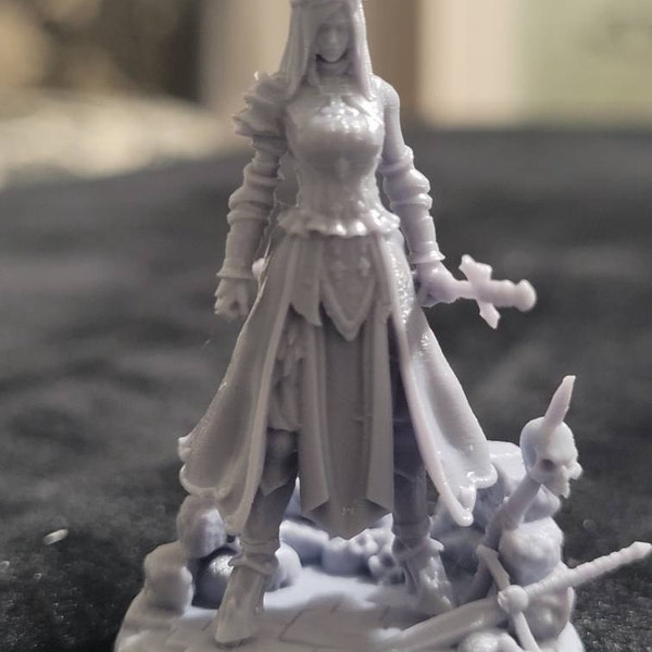 Nun Healer Miniature | Female Cleric Miniature | for D&D 5e, Pathfinder ...