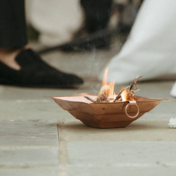 Brass Arti Diya With Handle - Etsy