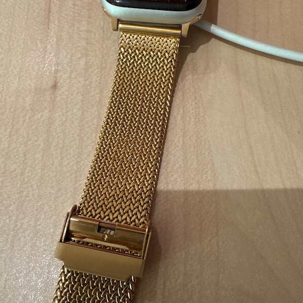 Starlight Stainless Steel Apple Watch Band: Women's Metal Loop Bracelet ...