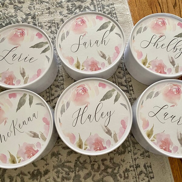 Custom Gift Box - White Confetti Box - Round White Hat Box - Custom ...