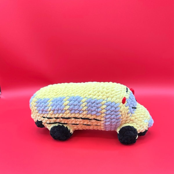 Crochet School Bus Pattern PDF • Amigurumi Toy, Nursery Decor ...