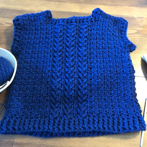 Crochet PATTERN - Chevron Vest (3-6 Months up to 10 Years) (english ...
