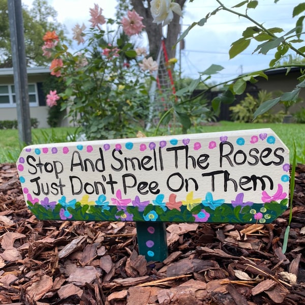Please No Pooping or Peeing Wood Sign, Weather Protected With Composite ...