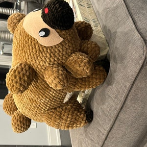 Bidoof Crochet Pattern Amigurumi PDF Patterns ENGLISH Instructions Only ...