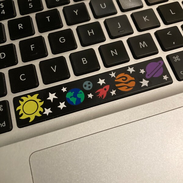 Classic Space Bar Sticker SEPARATE PIECES / Space Bar Vinyl Decal ...