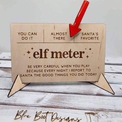 Elf Goodbye Letter Sign SVG Laser Cut File for Glowforge Departure ...