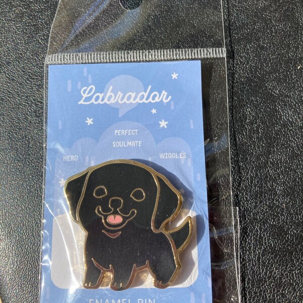 Labrador (black) Pin - Etsy