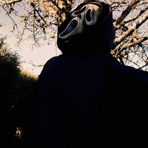 Scream 6 Mask Custom - Stu Macher Ghostface W/ Dark Eye Mesh - Etsy