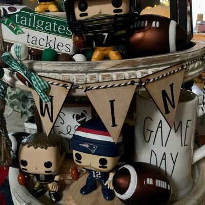 Football / Fall / Thanksgiving Themed Tiered Tray Set Bundle Info in ...