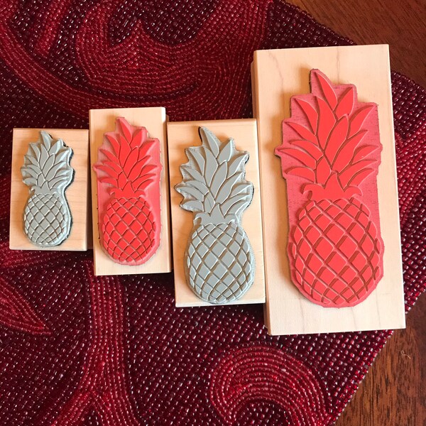 Pineapple Stamp, Pineapple Favor, Pineapple Gift, Fruit Stamp, Hawaii ...
