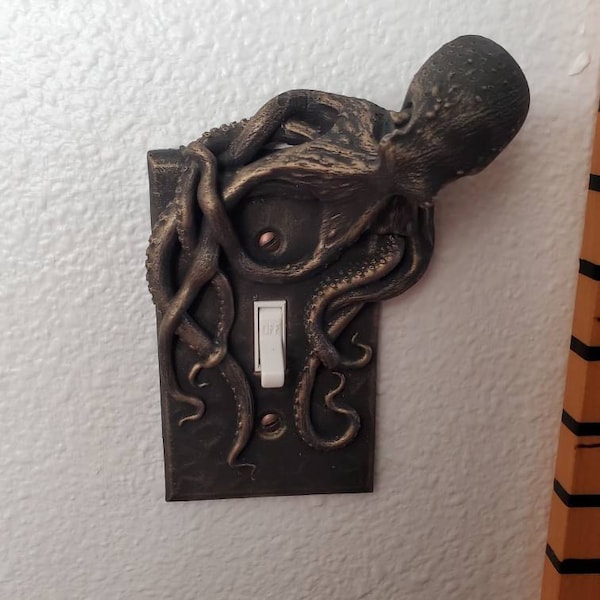 Octopus Light Switch Plate - Etsy
