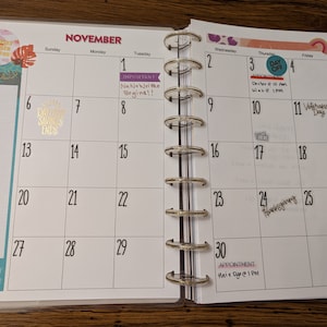 Editable BIG Happy Planner Vertical Inserts, Printable Weekly Planner ...