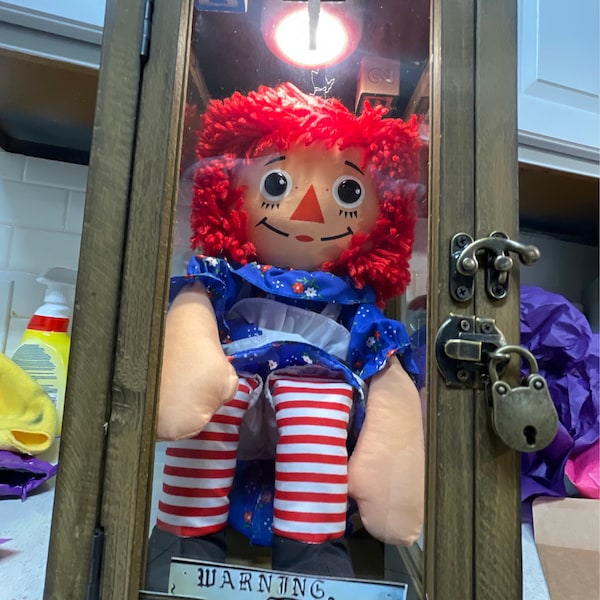 Annabelle Doll Box A Case for Your Vintage Raggedy Ann Doll or Haunted ...