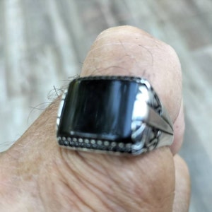 Mens Custom Symbol Ring Vintage Navy Rings for Men Anchor - Etsy