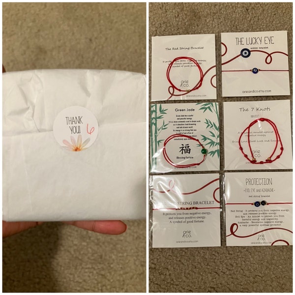 Red String Bracelet / Red String Protection Bracelet / Amulet Red ...