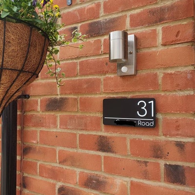 Modern Contemporary House Sign House Number Plaque Address Plaque Door ...
